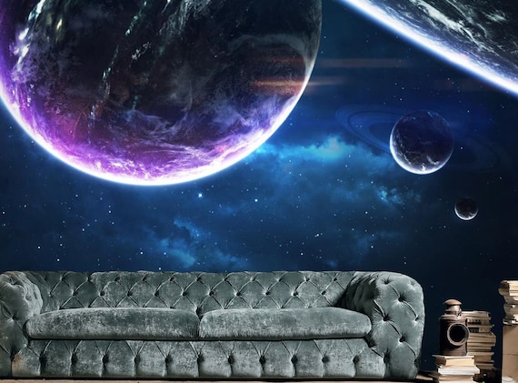 Background Planet Design Wallpaper