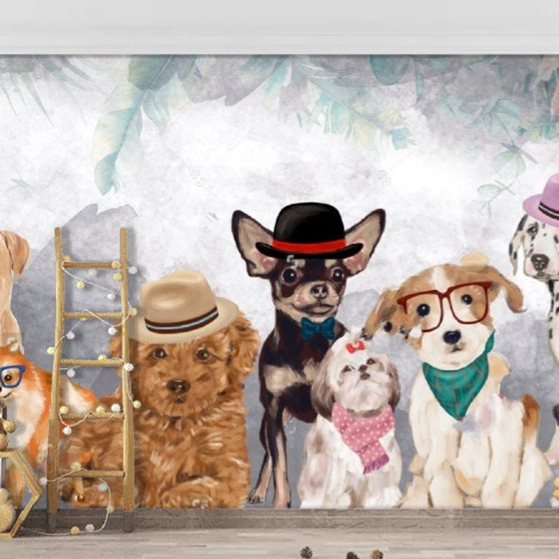 Dog Mural - Etsy
