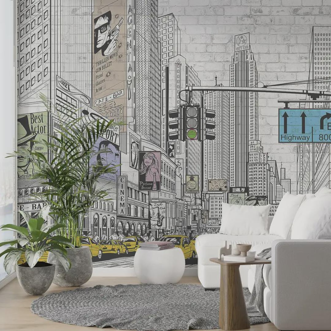 Panda Kids Room Wallpaper: Nursery Decor Wall Mural - Etsy