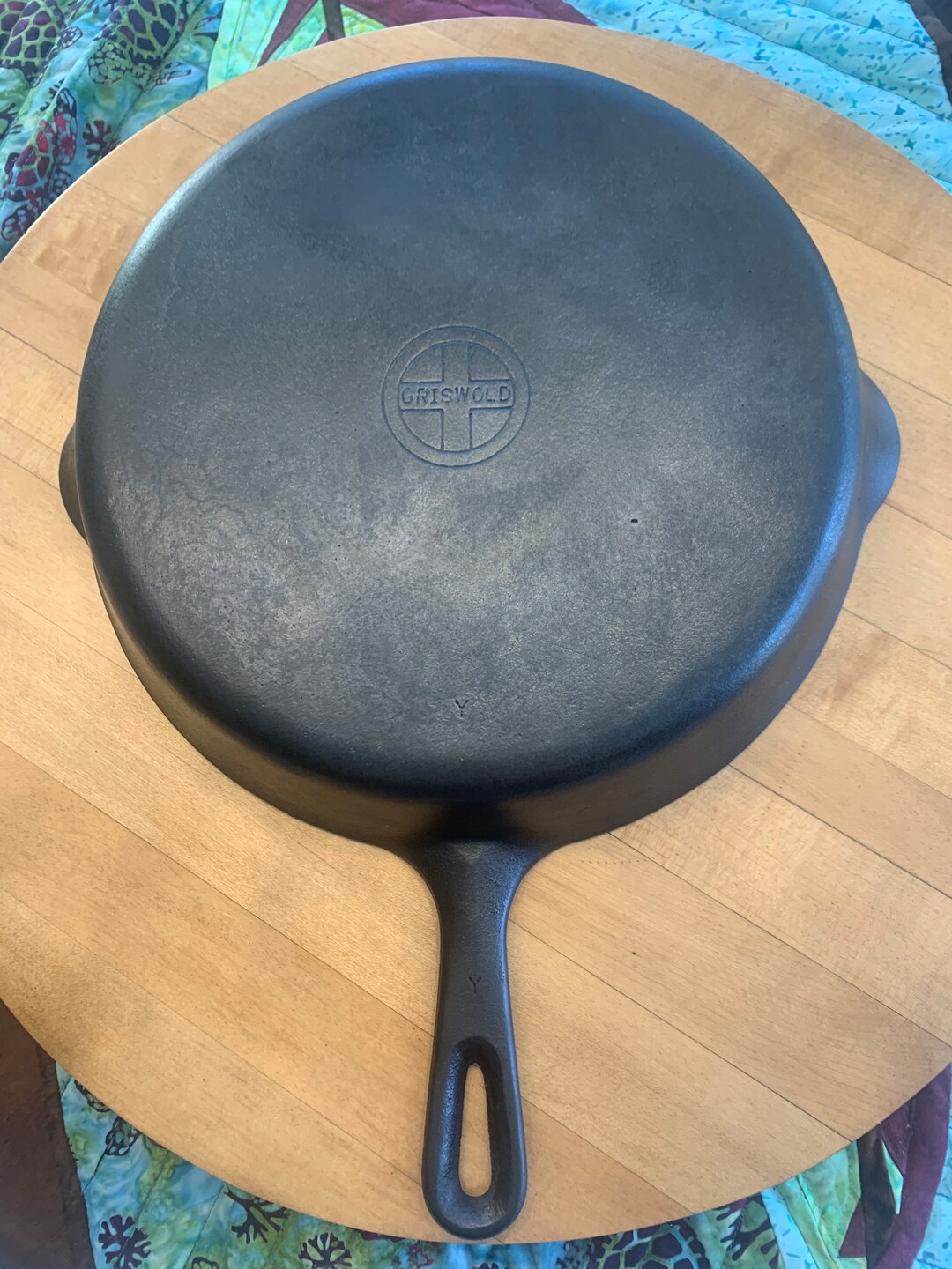 Vintage Griswold Small Logo Cast Iron Grill Pan Size 9 - Etsy