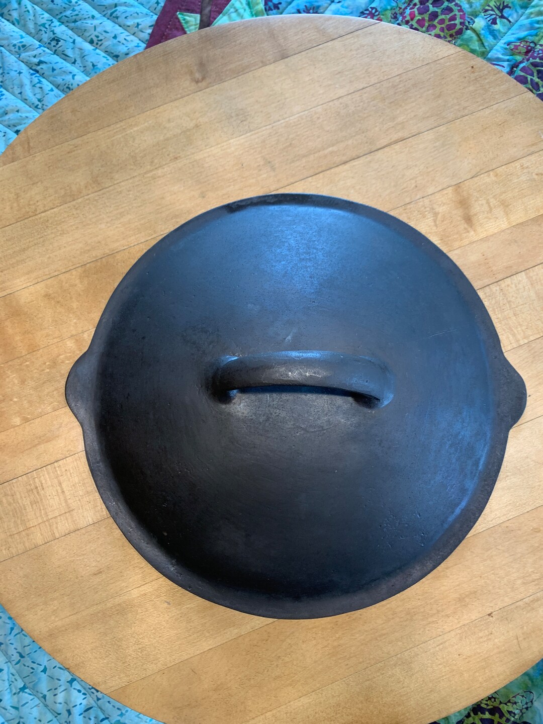 Vintage Unknown Maker Unmarked High Dome Cast Iron Lid - Etsy