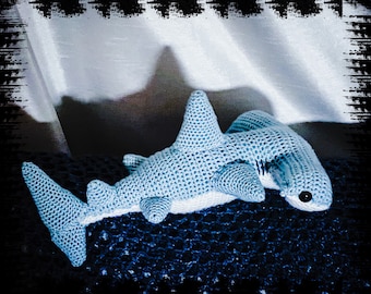 Large Hammerhead Shark Handmade Crochet | Etsy