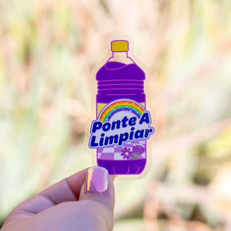 Ponte A Limpiar Sticker: Latinx Cleaning Cumbias Vinyl Decal - Etsy
