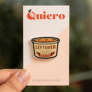 Leftover Frijoles Acrylic Pin Funny Mexican Mom Abuelita Cute Lapel ...
