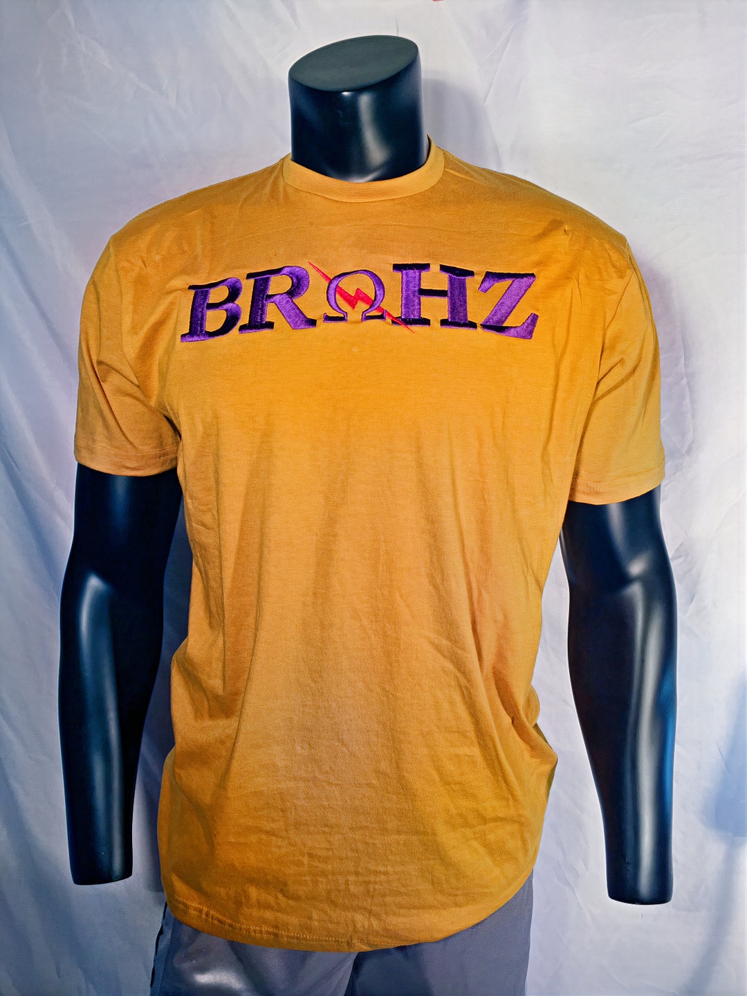 Clearance Omega Psi Phi Bruhz Old Gold T Shirt Etsy