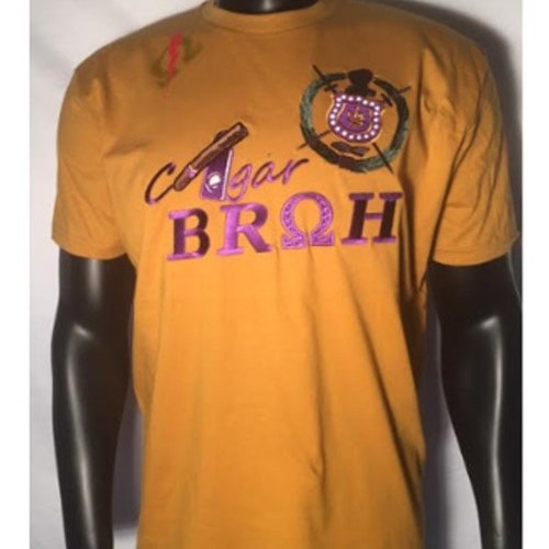 Being The Bruhz Omega Psi Phi Screen Printed T Shirt Etsy