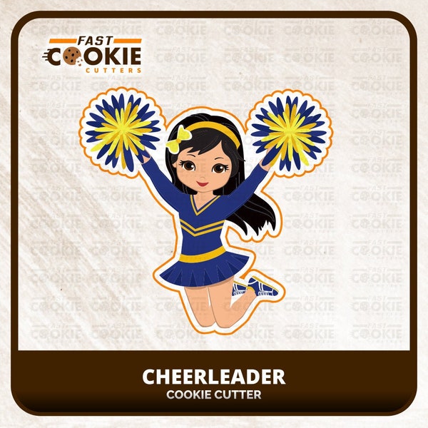 Cheerleader Cookie - Etsy