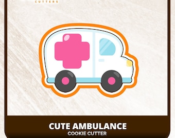 Ambulance Cookie - Etsy
