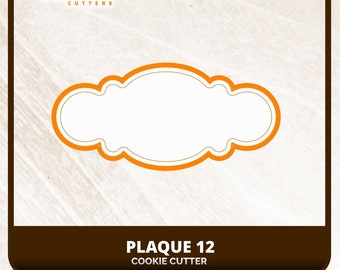 Personalized Plaque Shaped Cookie Cutter With Name Imprint - Etsy