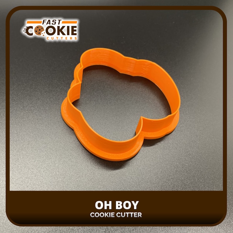 Oh Boy Cookie Cutter - Etsy