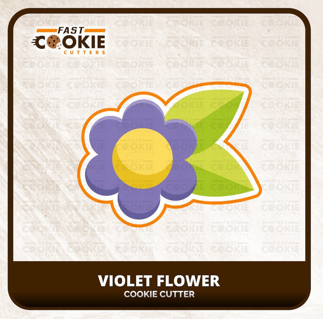Violet Flower Cookie Cutter - Etsy