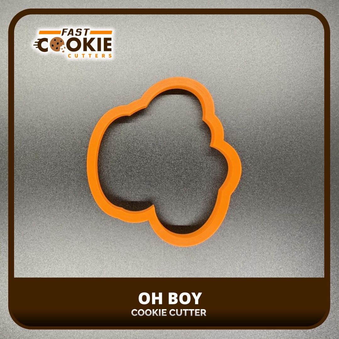 Oh Boy Cookie Cutter | Etsy