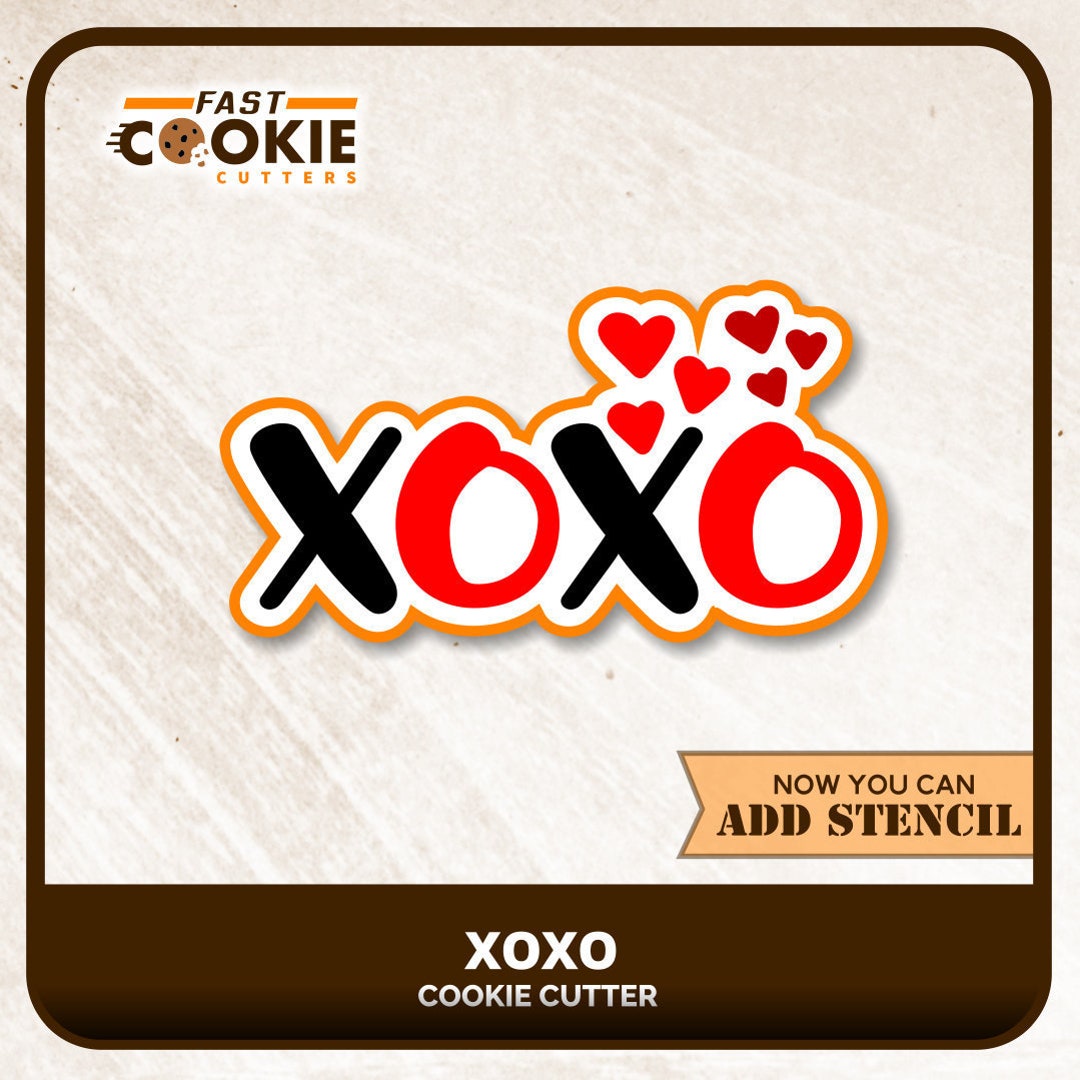 XOXO Cookie Cutter - Etsy
