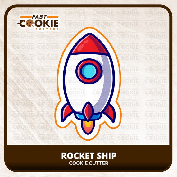 Rocket Ship Cookie Cutter - Etsy