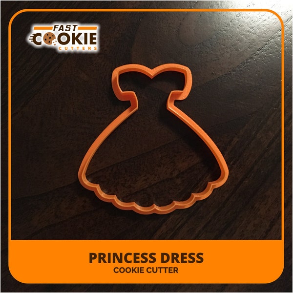 Princess Dress Cookie Cutter - Etsy