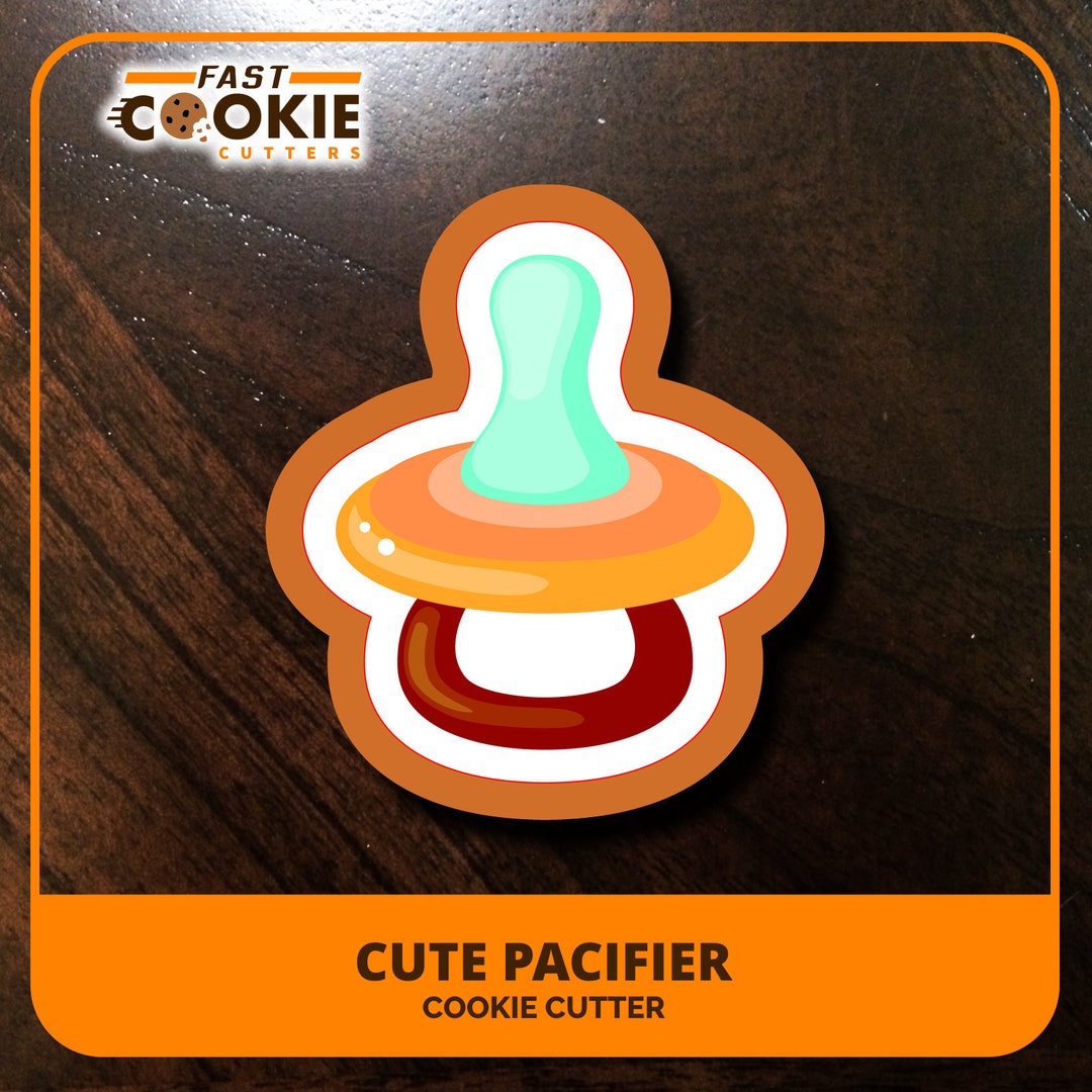 Cute Pacifier Cookie Cutter Baby Shower Cookie Cutter - Etsy
