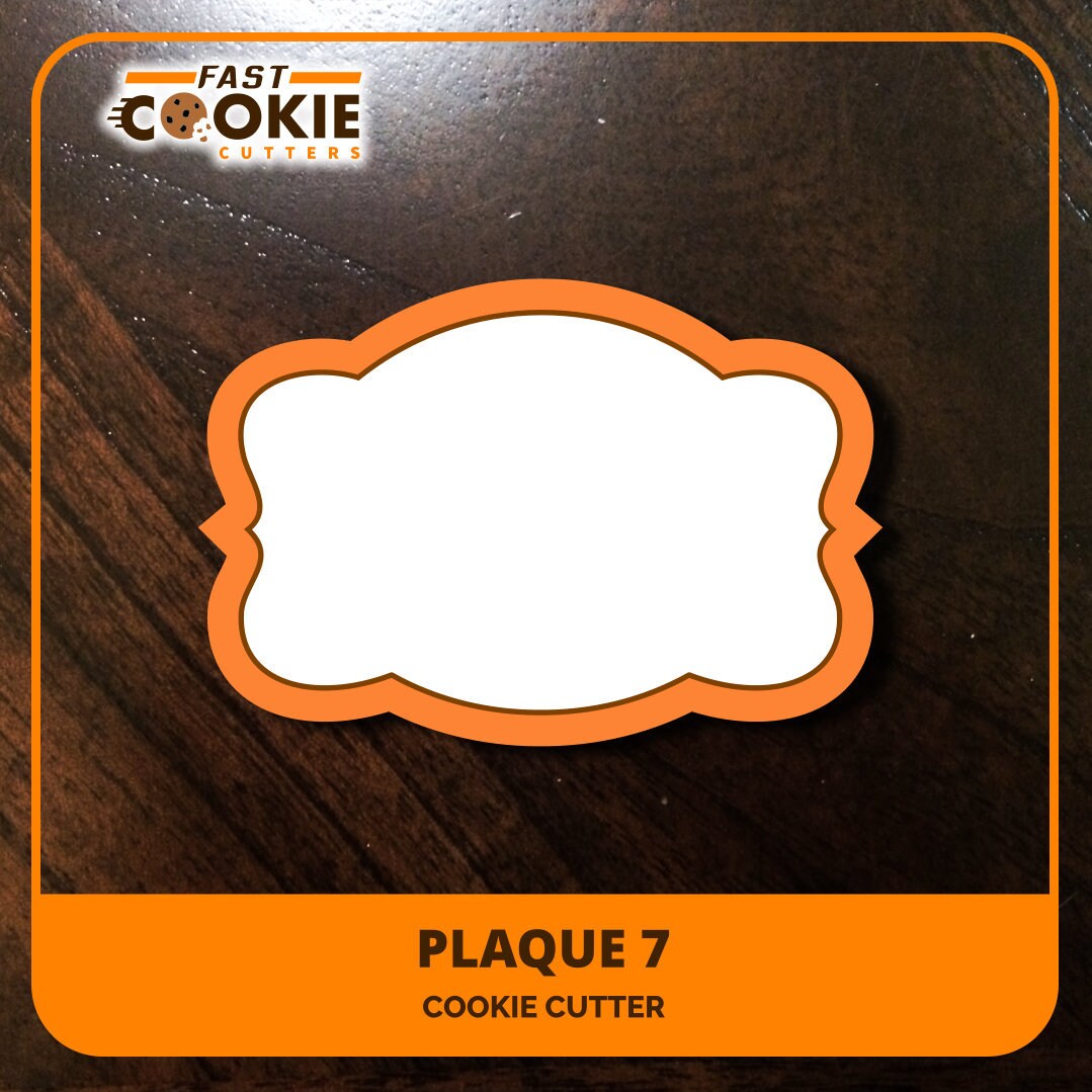 Plaque 7 Cookie Cutter Frame | Etsy