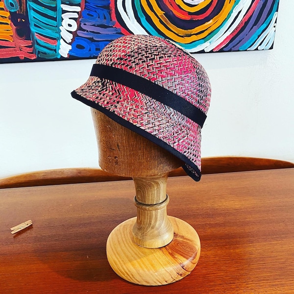 Straw Cloche Hat - Etsy