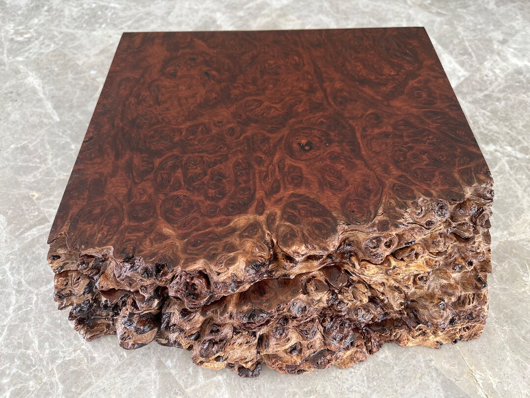 Jarrah Burl Box With Natural Live Edge - Etsy