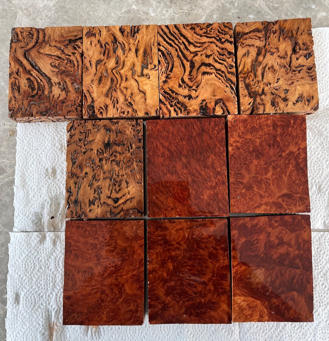Australian Burl Call Blocks, Pistol Grips, Pen Blanks, Craft Blocks ...