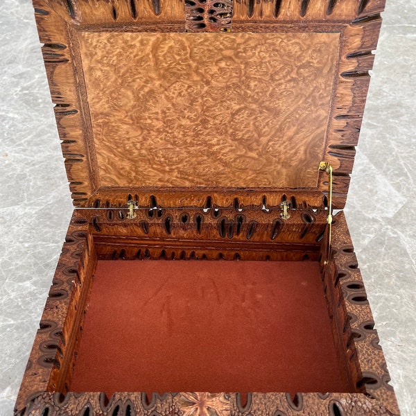 Burl Wood Box - Etsy