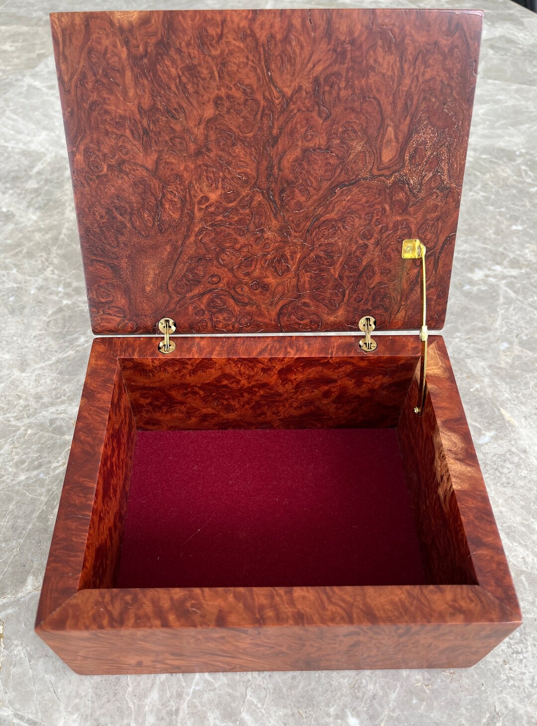Red Mallee Burl Box - Etsy Australia