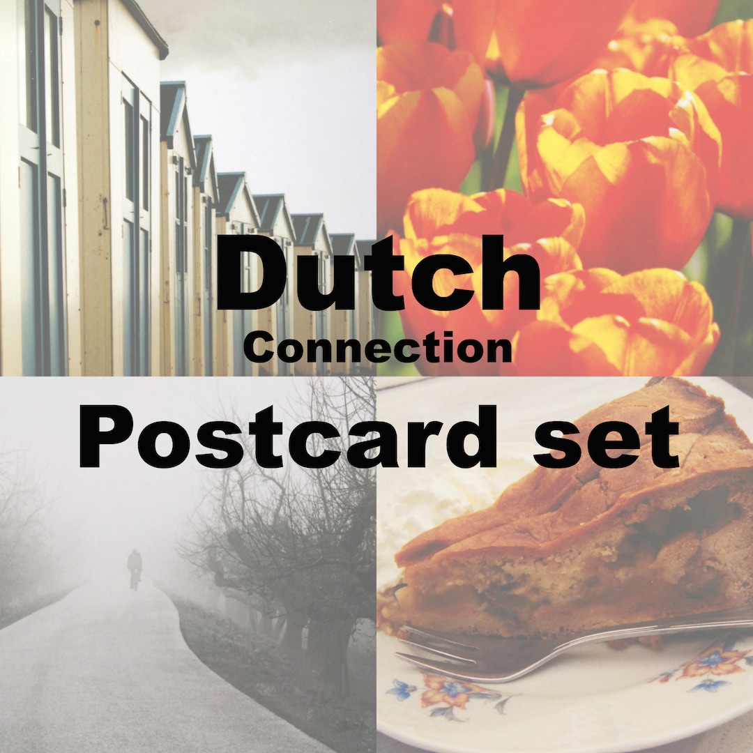 Dutch Postcard Set Typically Dutch Netherlands Set of 4 - Etsy