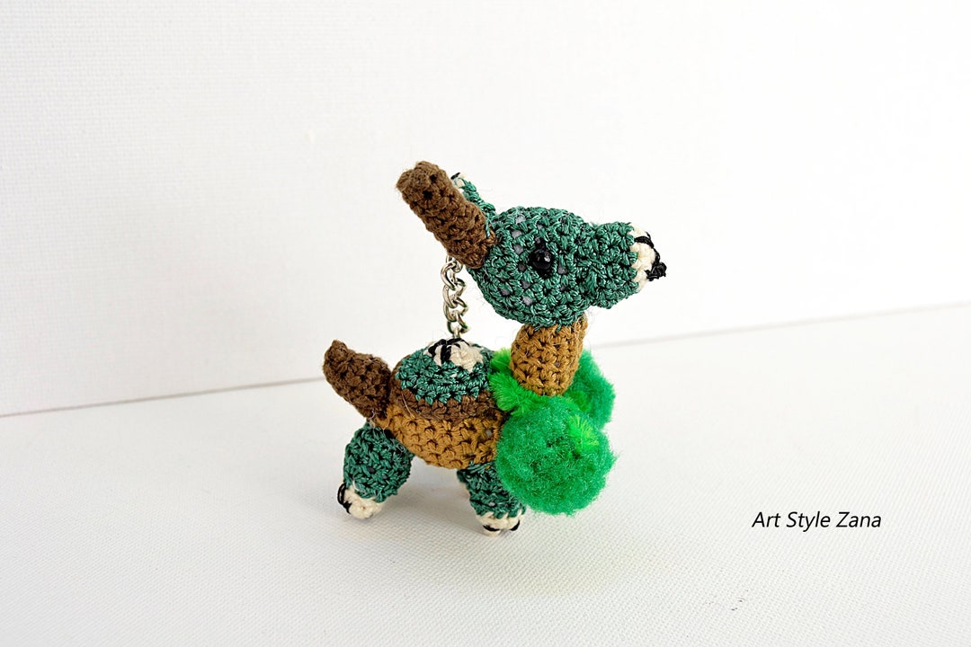 Llama Key-chain, Cute Amigurumi Alpaca Keychain, Crochet Miniature ...