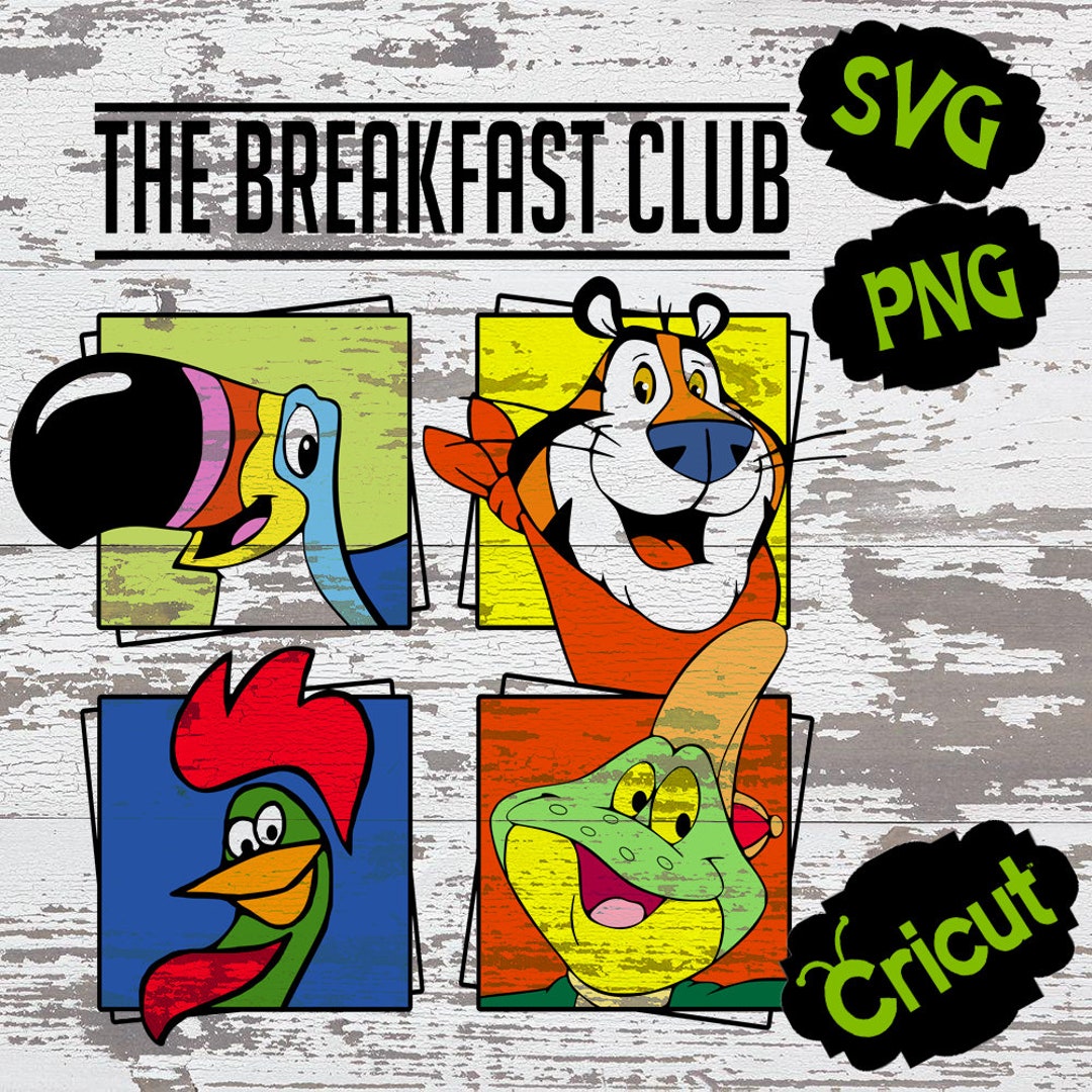 The Breakfast Club SVG - Etsy