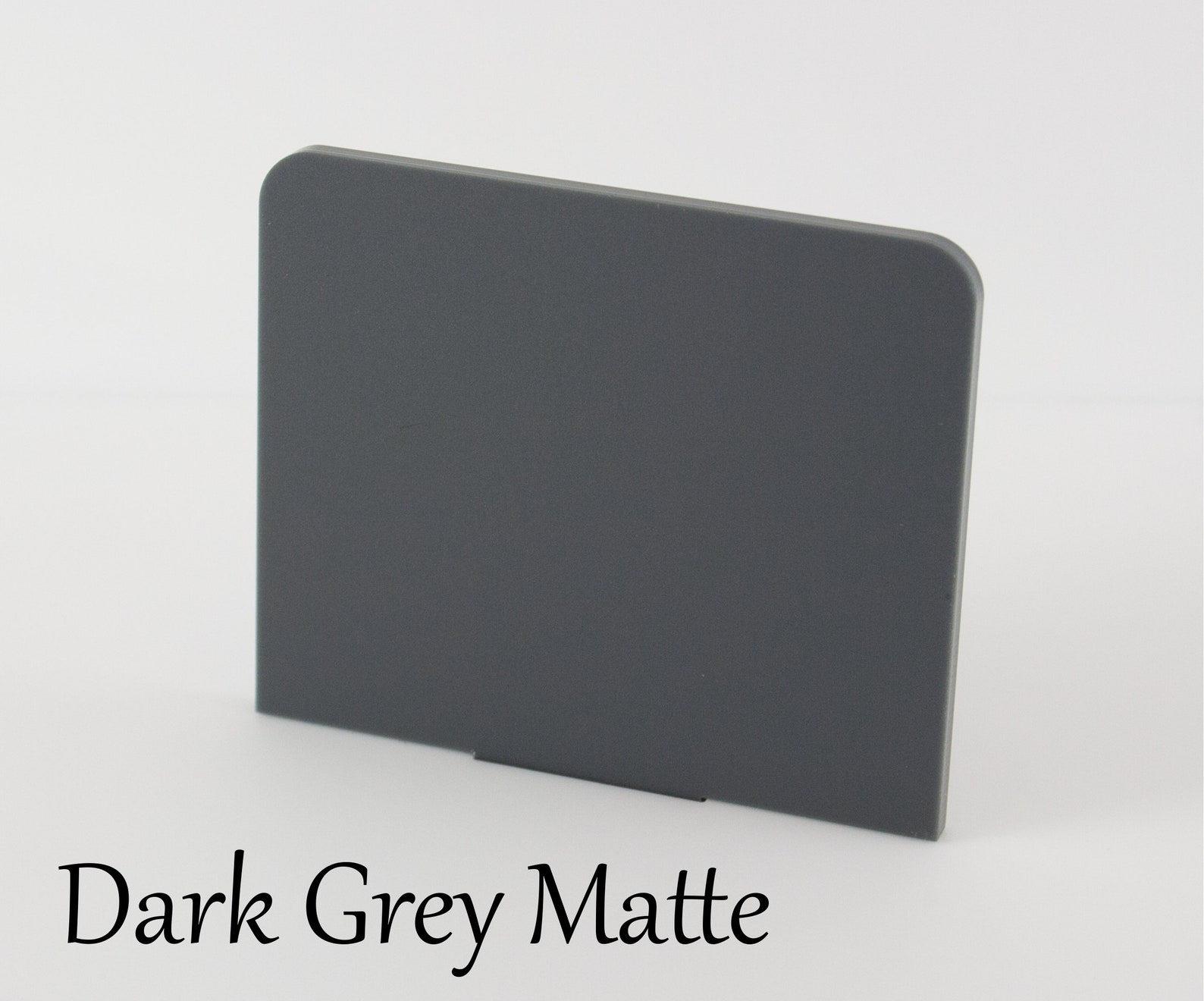 Dark Grey Matte Acrylic Sheet 3mm in A5, A4, A3 and 100mm to 600mm ...