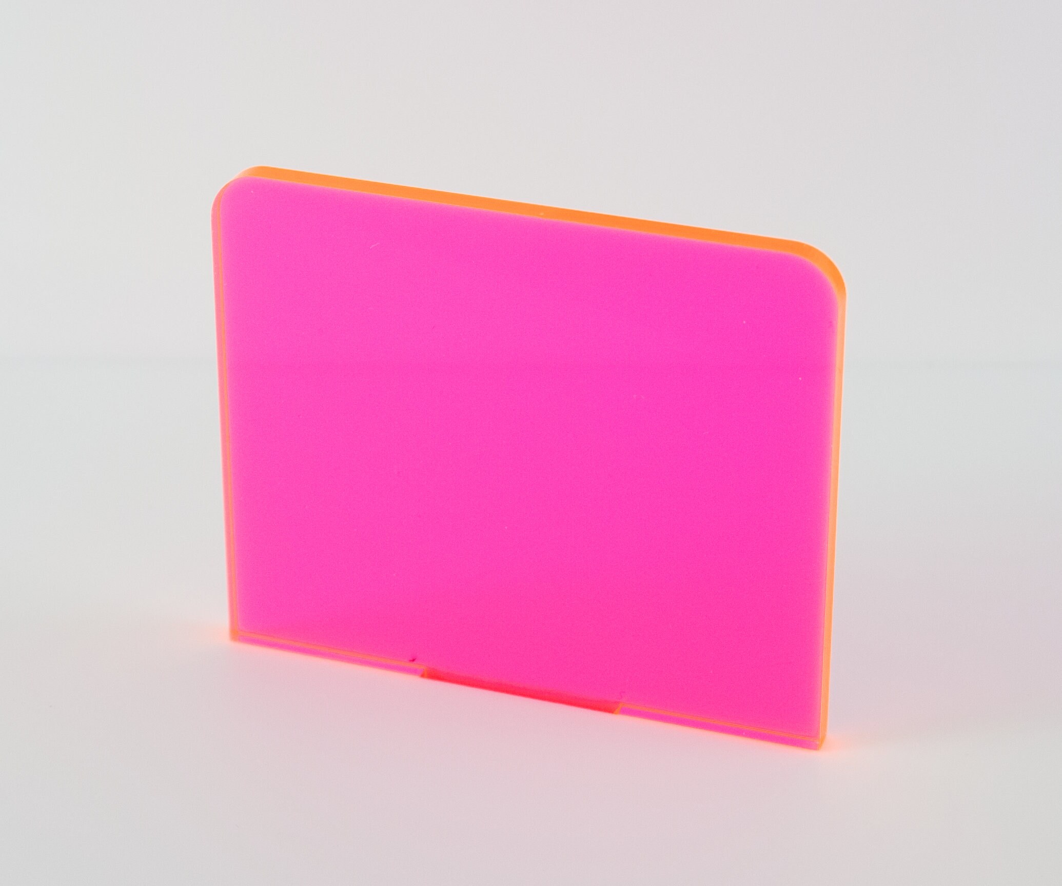 Fluorescent Pink Acrylic Sheet 3mm in A5 A4 A3 100mm to | Etsy