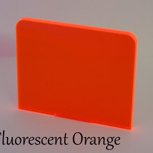 Fluorescent Orange Acrylic Sheet, Fluorescent Lava Orange 3T19 Acrylic ...
