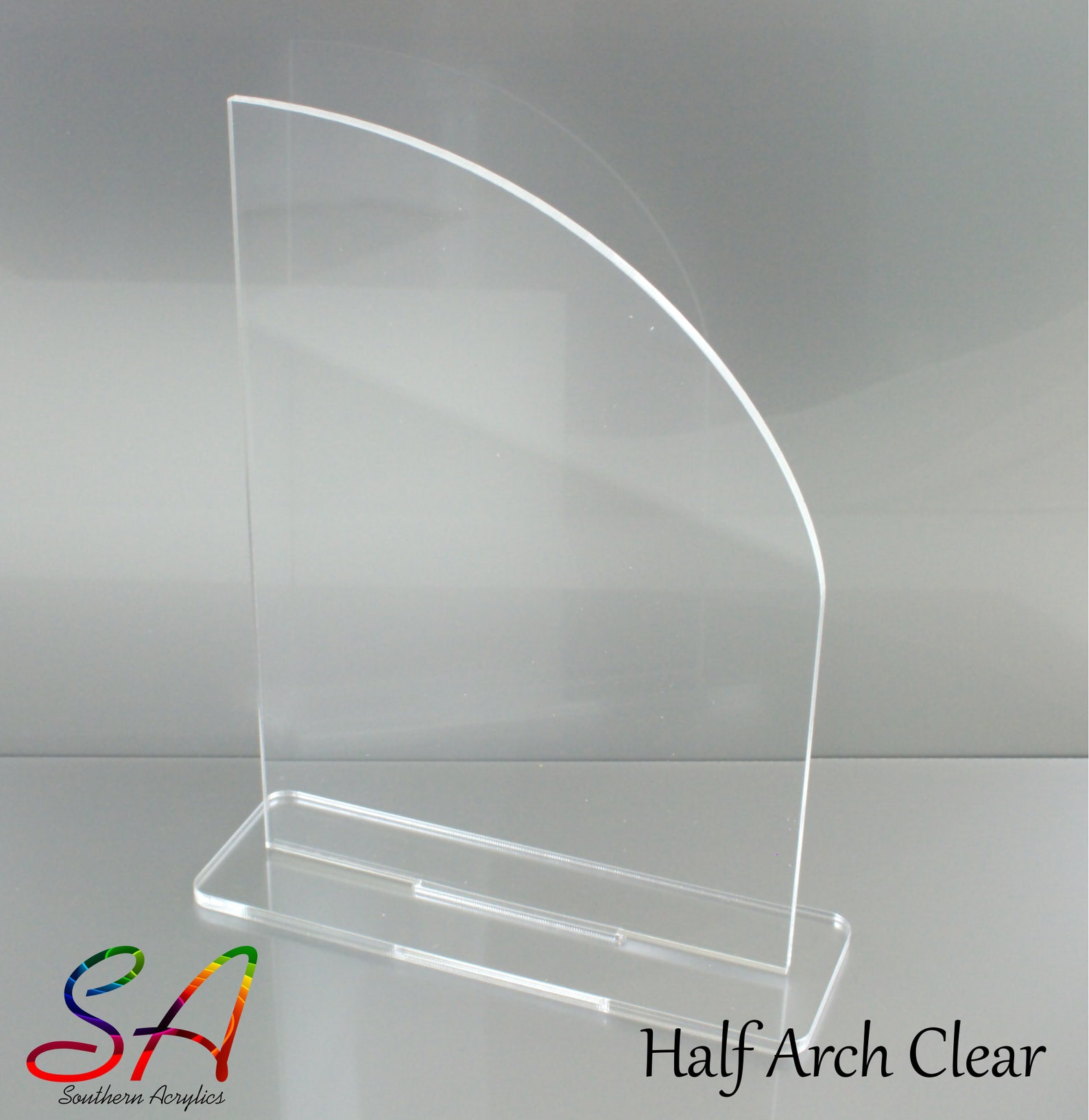 CLEAR Arch 4 Different Arch Design Blanks With Stand in 3mm - Etsy UK