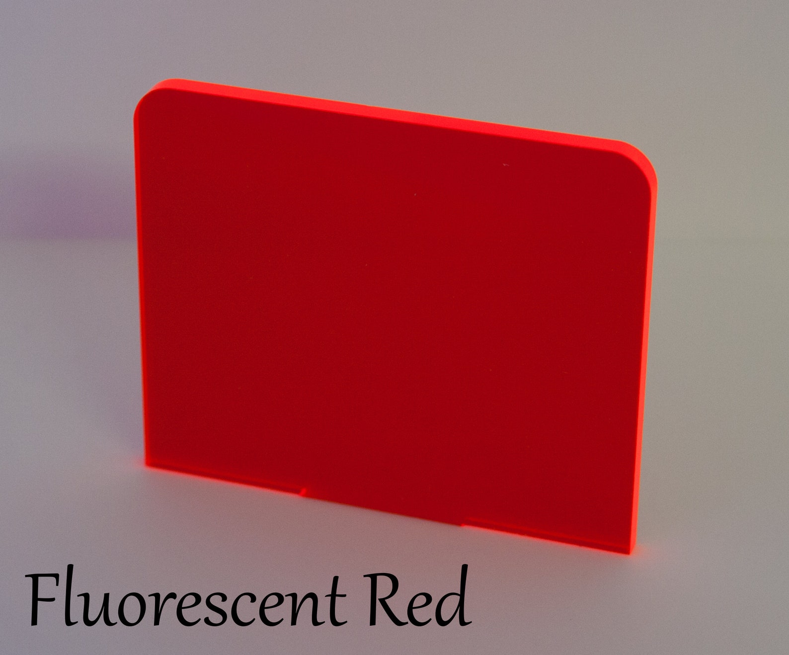Fluorescent Red Acrylic Mars Red 4T56 Acrylic Plastic Sheet | Etsy