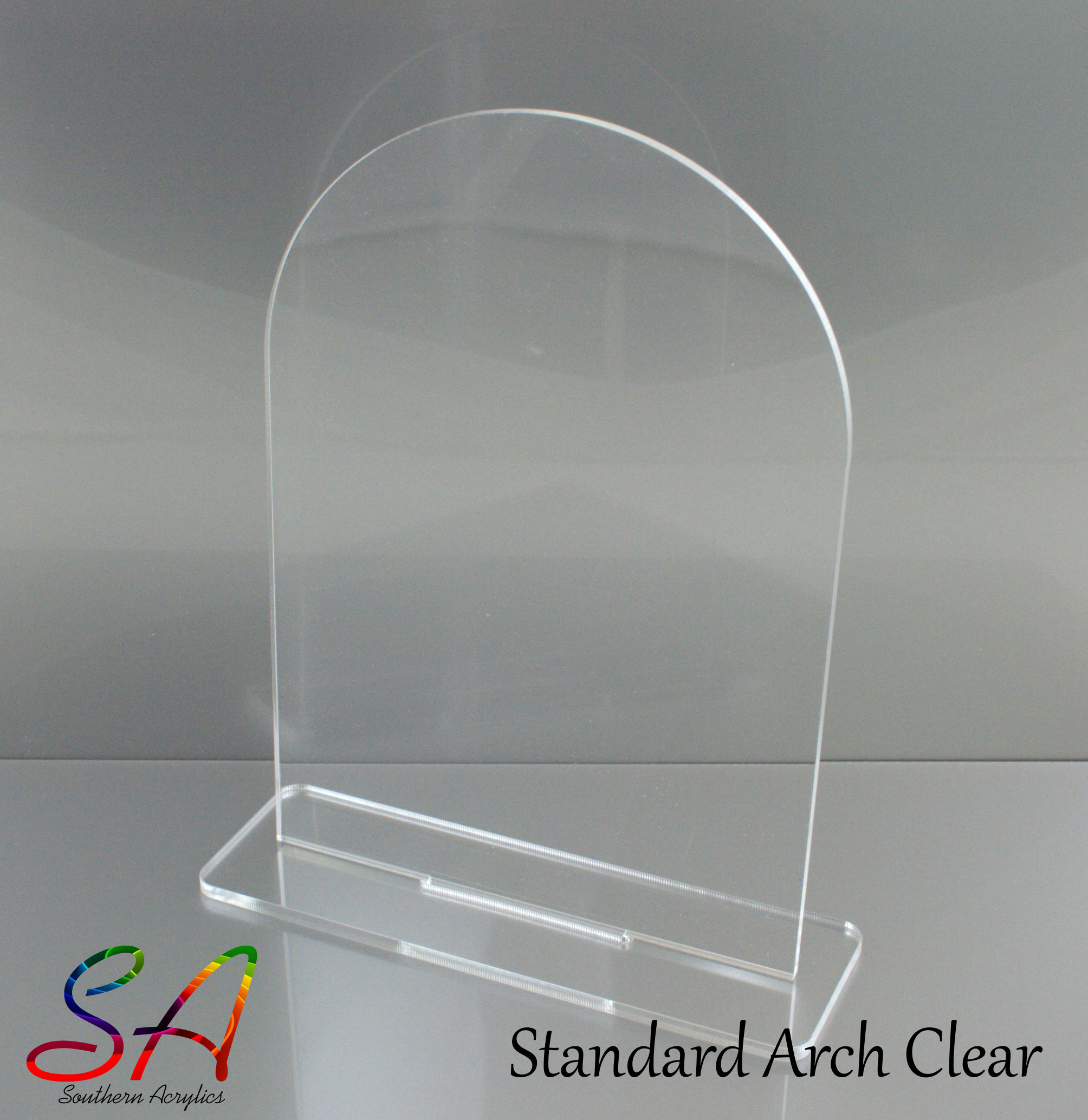 CLEAR Arch 4 Different Arch Design Blanks With Stand in 3mm - Etsy UK
