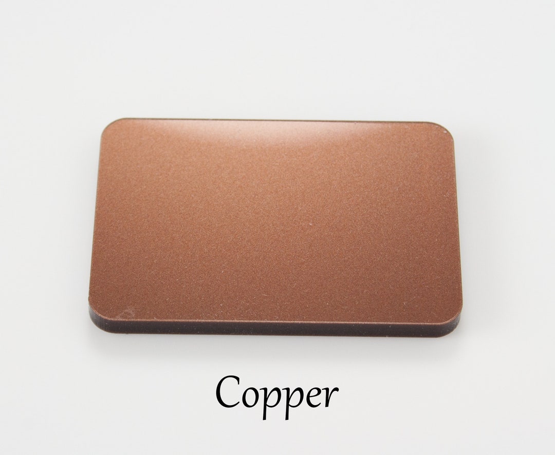 Copper Metallic Acrylic Sheet 3mm in A5, A4, A3, 100mm to 600mm Sheets ...