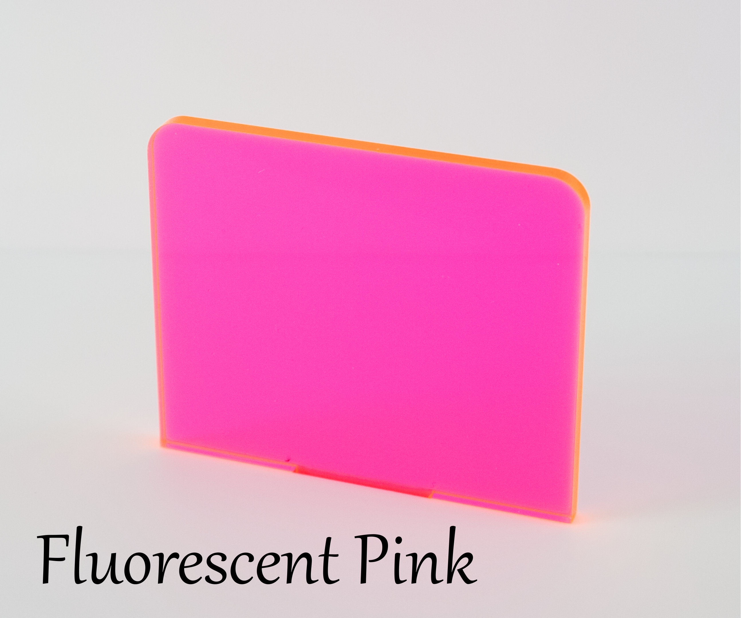 Fluorescent Pink Acrylic Sheet 3mm in A5, A4, A3, 100mm to 600mm Sheets ...