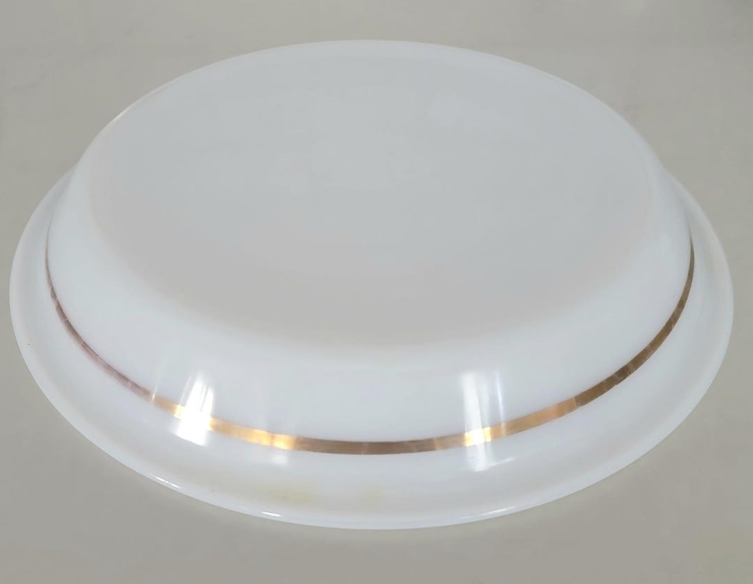 Vintage Pyrex Gilded Band 10.5 Inch Glass Pie Plate - Etsy