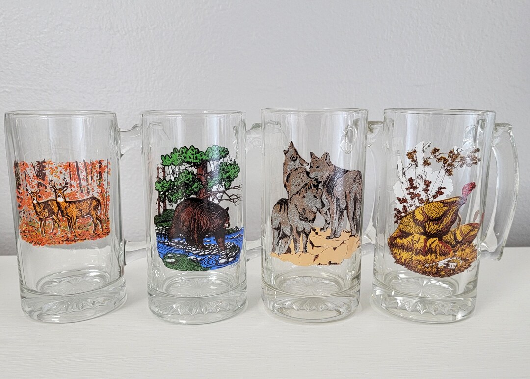 Vintage Schmidt Beer Collector Series Beer Deco Mugs - Etsy