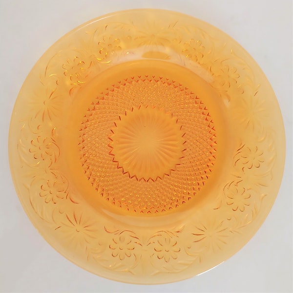 Amber Glass Plates - Etsy