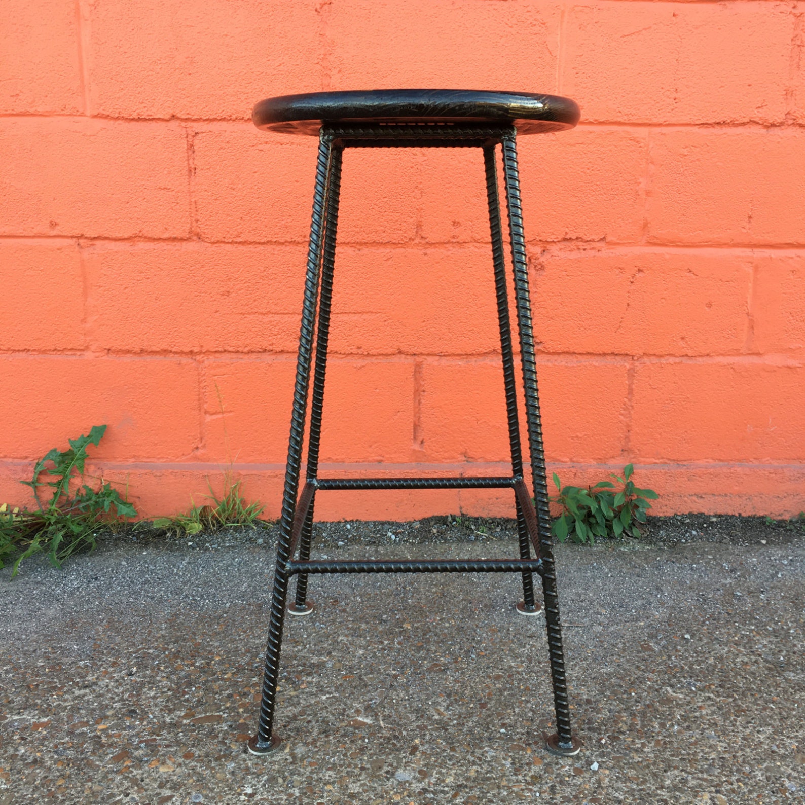 Rebar Stool W/ Felt Pads Made to Order Custom Height Polyurethane ...