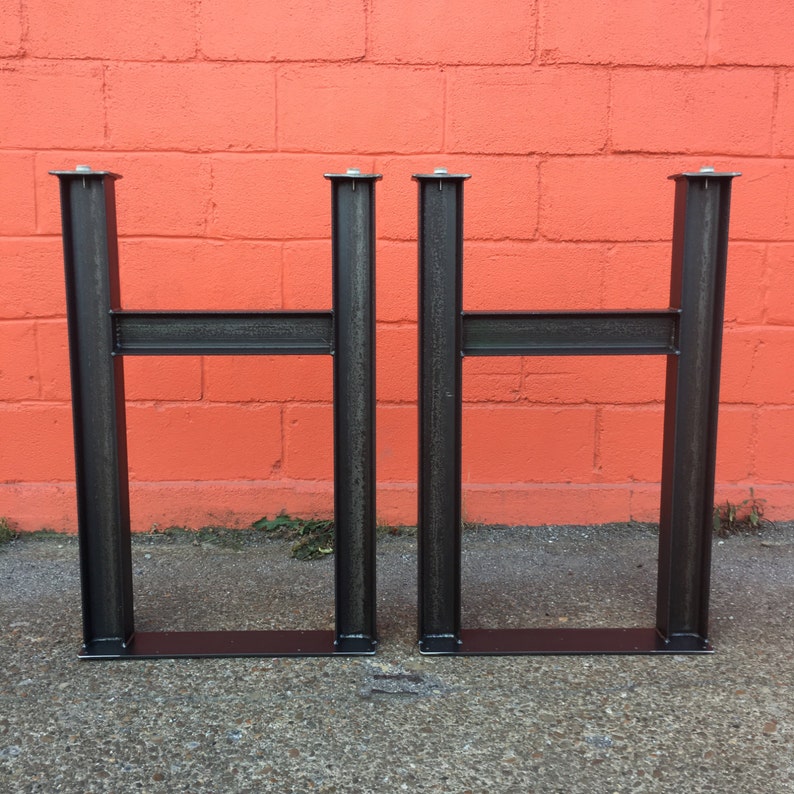 I-beam H Style Metal Table Legs - Satin/high Gloss Finishes ...