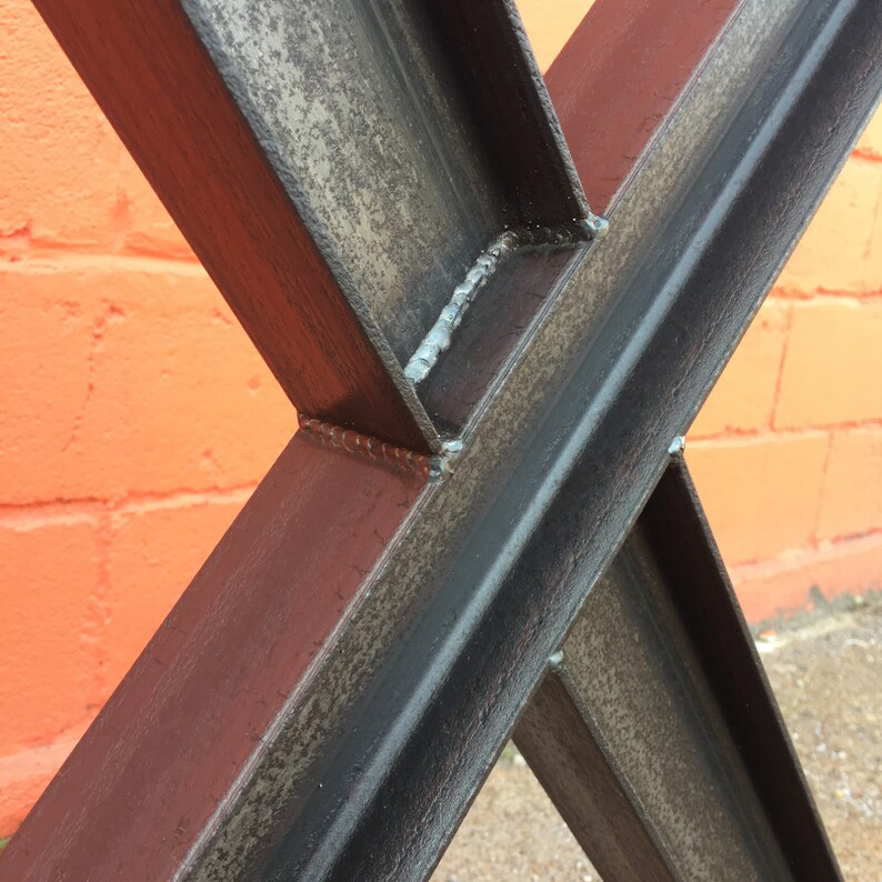 I-beam X Style Metal Table Legs Satin/high Gloss Finishes - Etsy