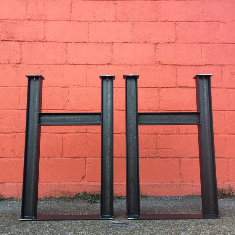 I-beam H Style Metal Table Legs - Satin/high Gloss Finishes ...