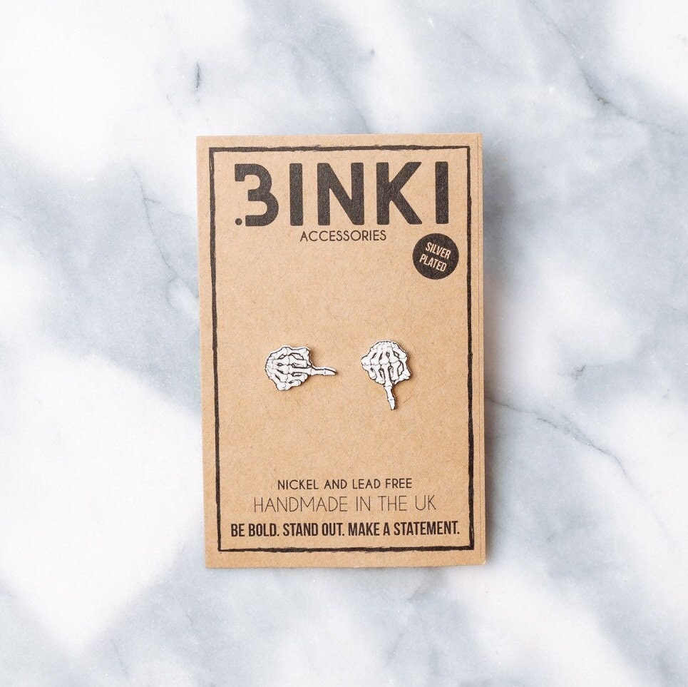 Middle Finger Rude Swearing Halloween Skeleton Bone Hand Black - Etsy