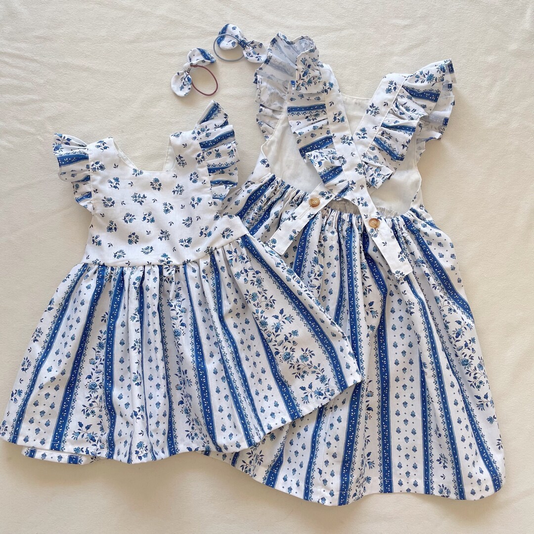 AUGUST/SEPTEMBER SHIPPING - “la Provence” Backless Apron Dress 12/18M-6 ...