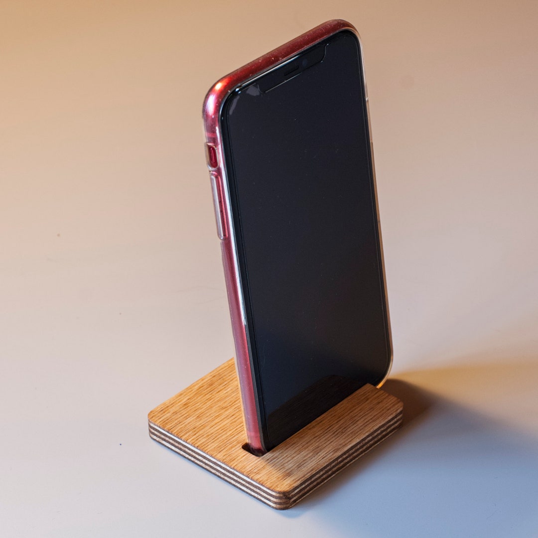 Plywood Phone Stand MINI for iPhone or Smartphones and Pens. Perfect ...