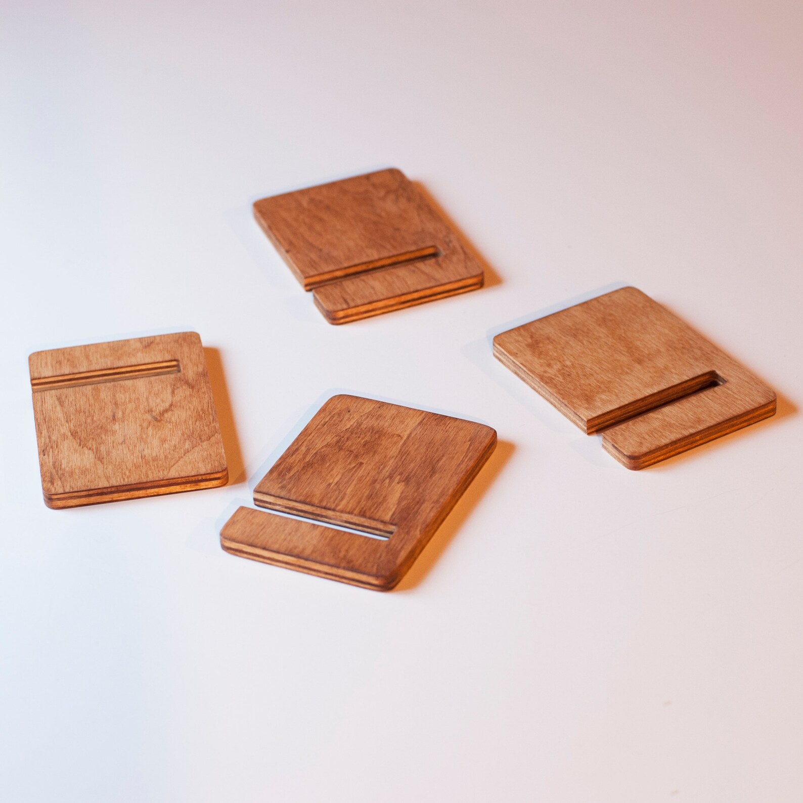 Plywood Phone Stand for iPhone or Smartphones Perfect for Zoom ...