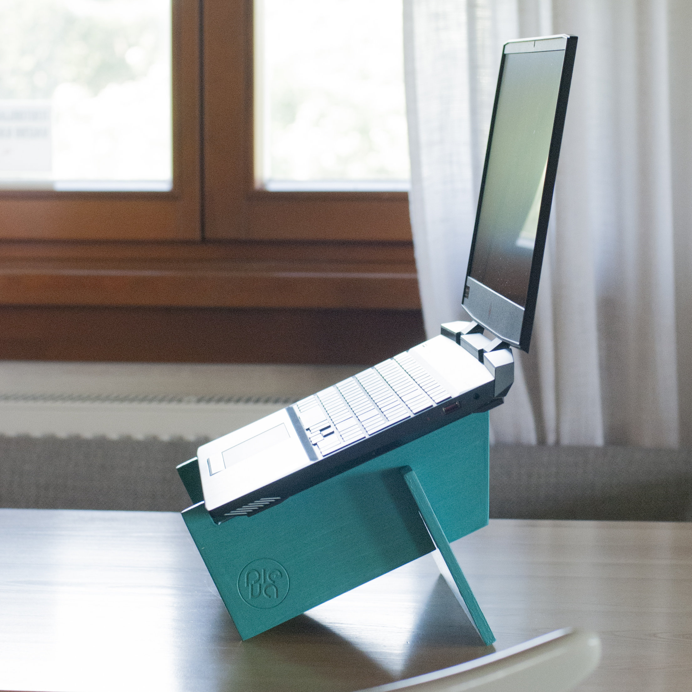 Plywood Ergonomic, Green, Stylish, Hipster, Elegant, Laptop Stand ...