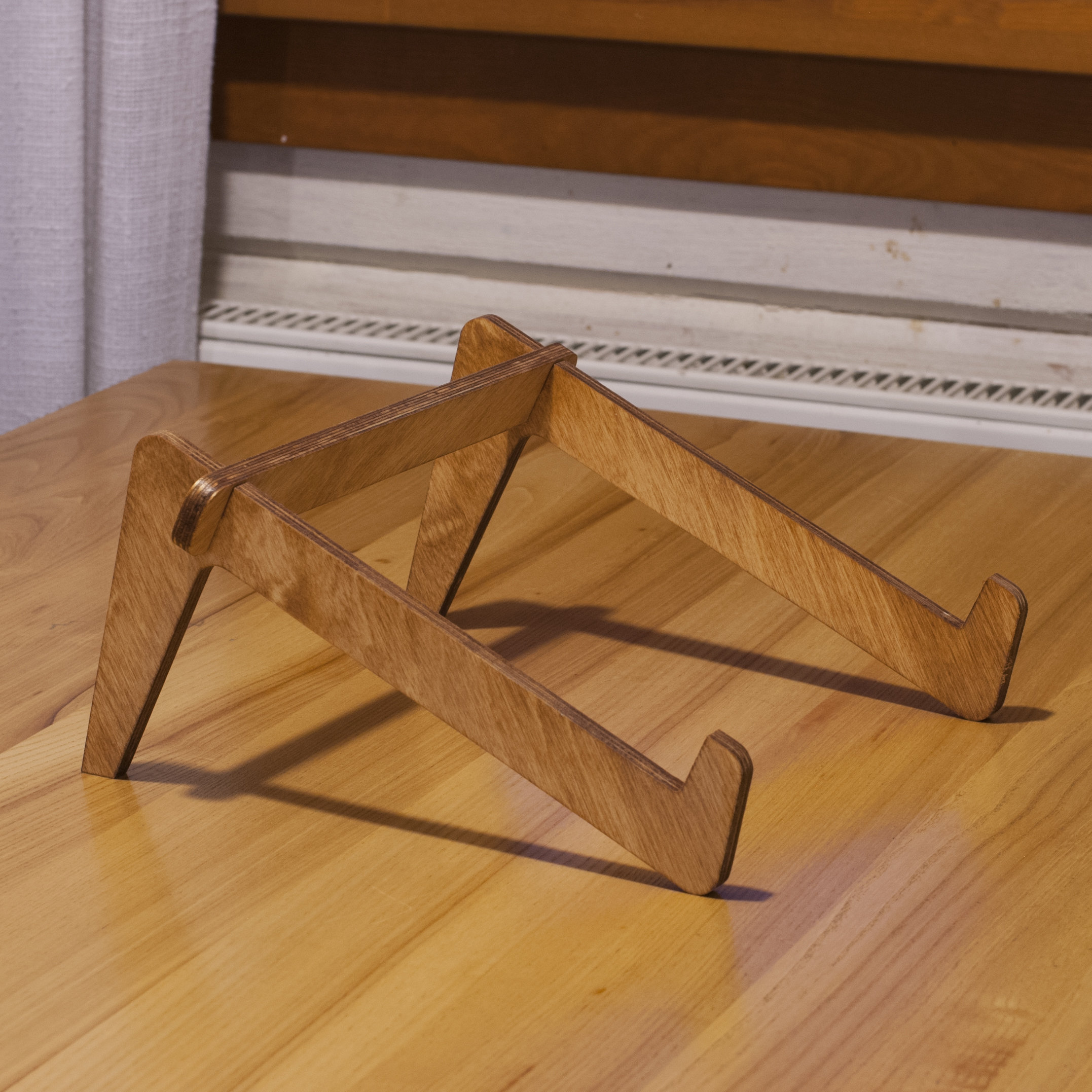 Laptop Stand CHOCO MILK. Elegant, Brown Colored, Plywood. Portable Wood ...